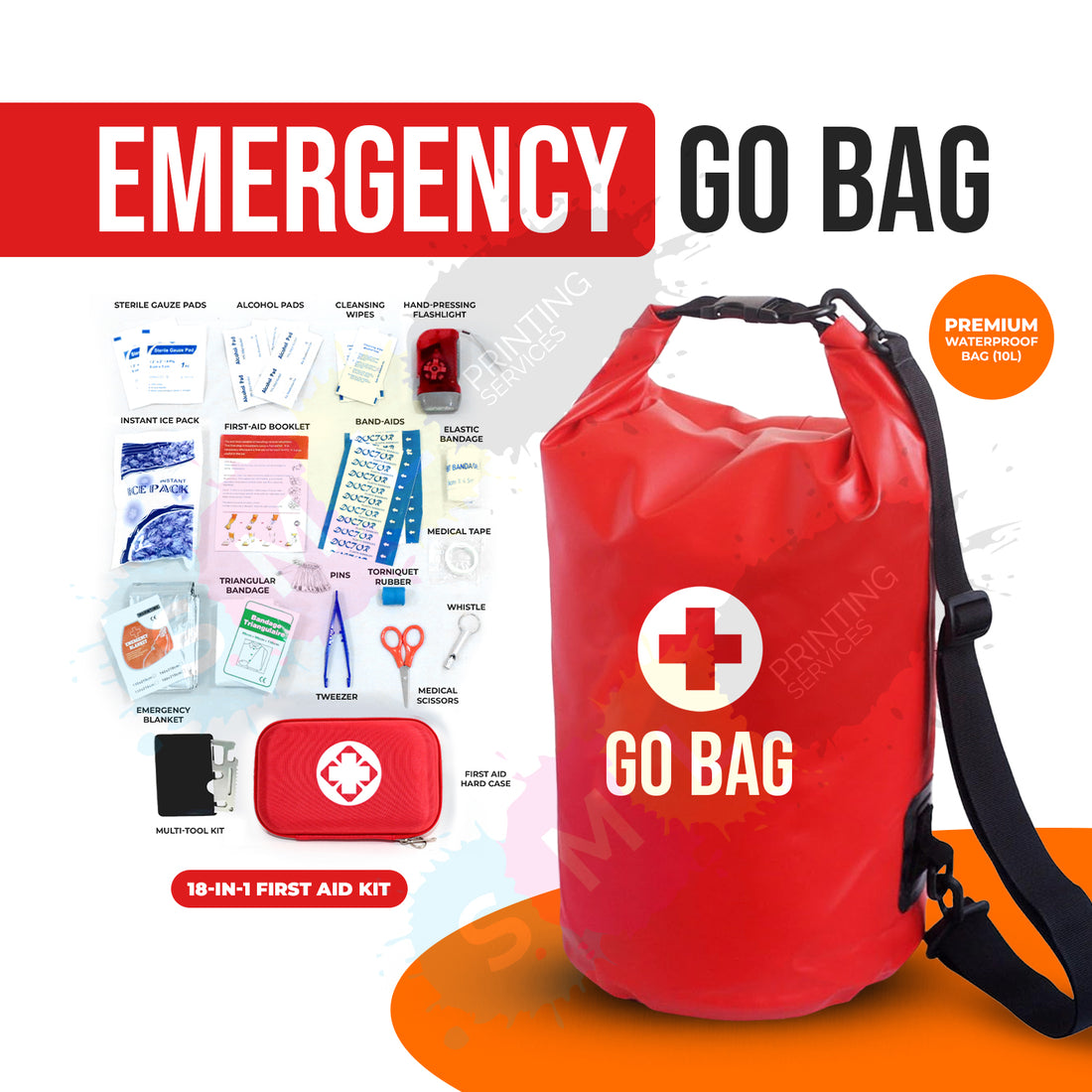 Emergency Go Bag – SML Printing Services